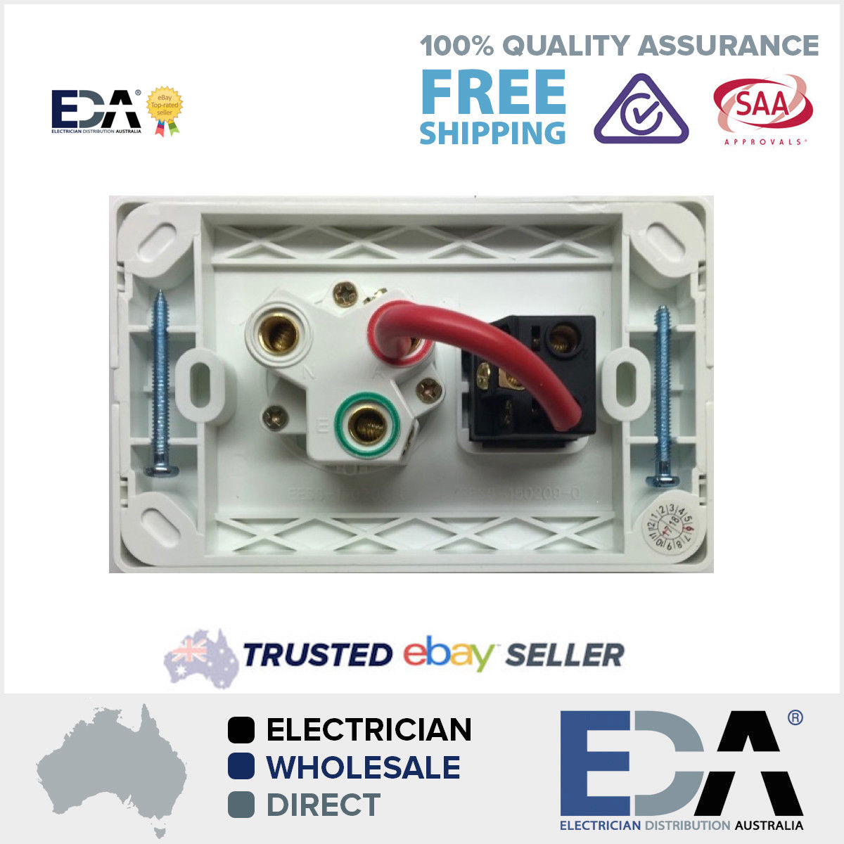 32 amp Single GPO Power Point Outlet Electrical – EDA Online