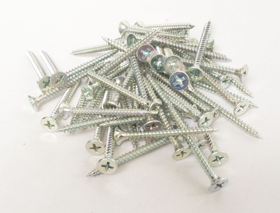 BULK 500 X 7G 45mm Metal Screws Phillips Head Fixing Nails Bugle Self ...