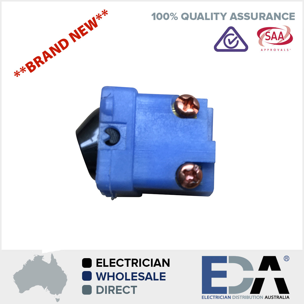 Black "DOUBLE POLE" Switch Mechanism 10 Amp Mech clipsal Com – EDA Online