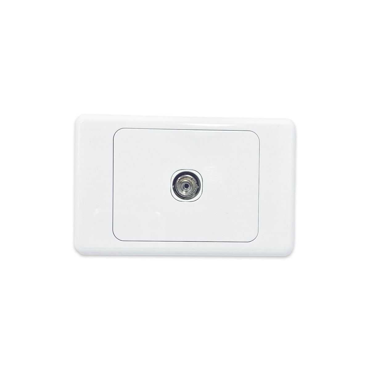 TV Outlet Regular Antenna Socket White Coax Cable Electrical Televisio ...