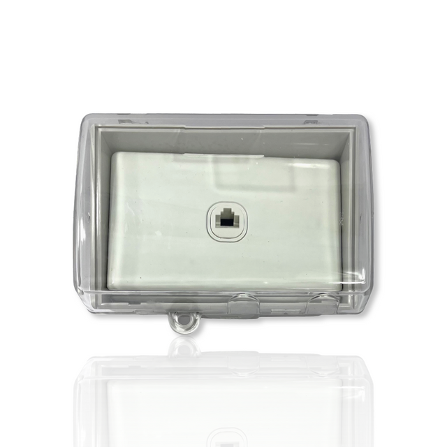 Telephone Point Weather proof Protected TEL Outlet Enclosure Lock Clea ...